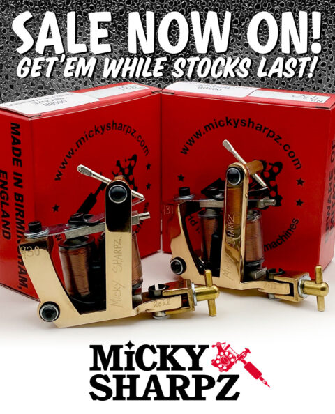Micky Sharpz Tattoo Machines UK | Micky Sharpz Original Tattoo Irons ...